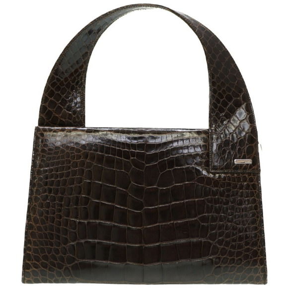 Gucci | Bags | Gucci Alligator Hobo Bag Brown | Poshmark